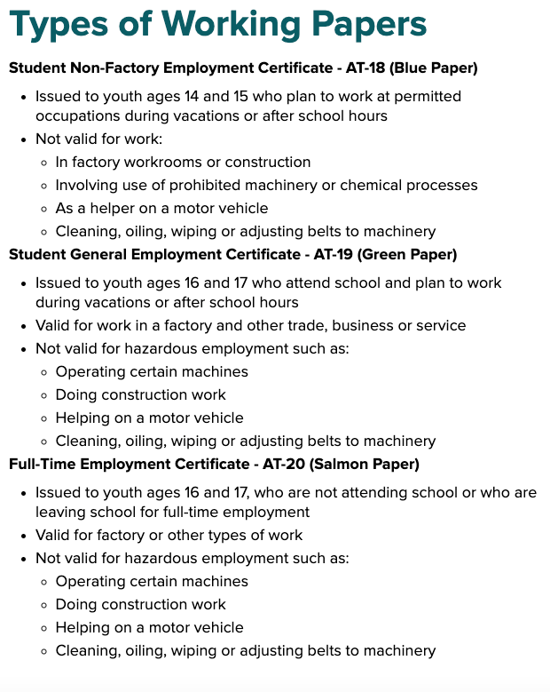 Child Labor Laws Explained: Federal, New York, and New Jersey